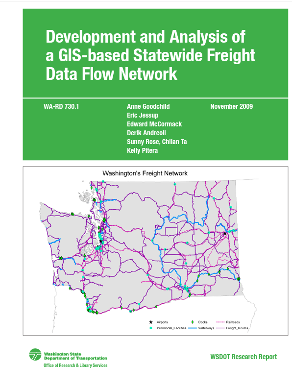 Development And Analysis Of A Gis Based Statewide Freight Data Flow Network — Urban Freight Lab